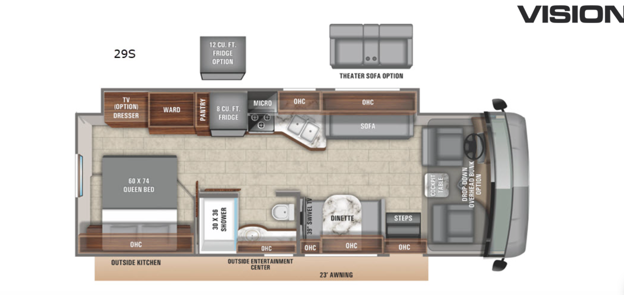 2021 Entegra Coach Vision 29S - National Vehicle